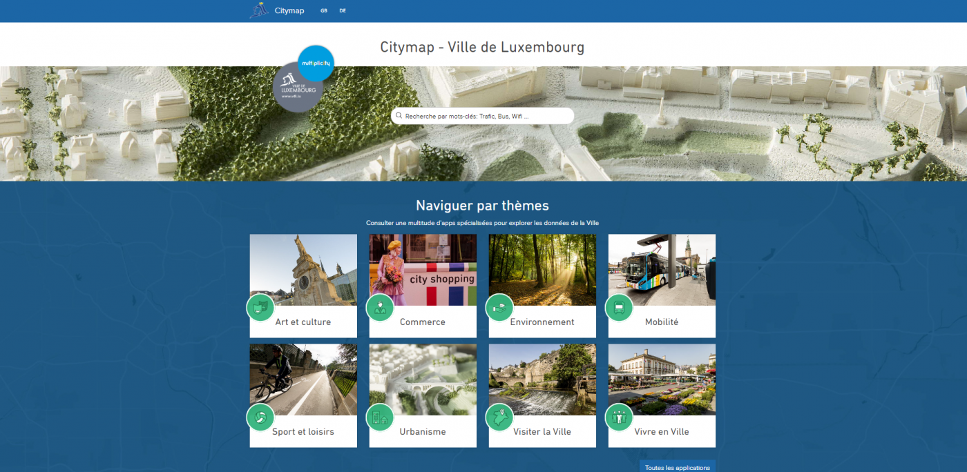 Citymap – interactive map portal | Ville de Luxembourg