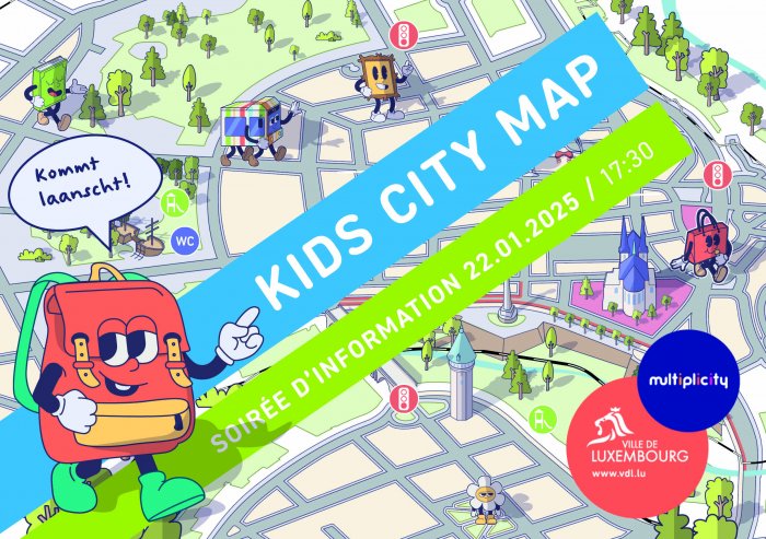 KIDS CITY MAP - plan de ville pour enfants | Ville de Luxembourg
